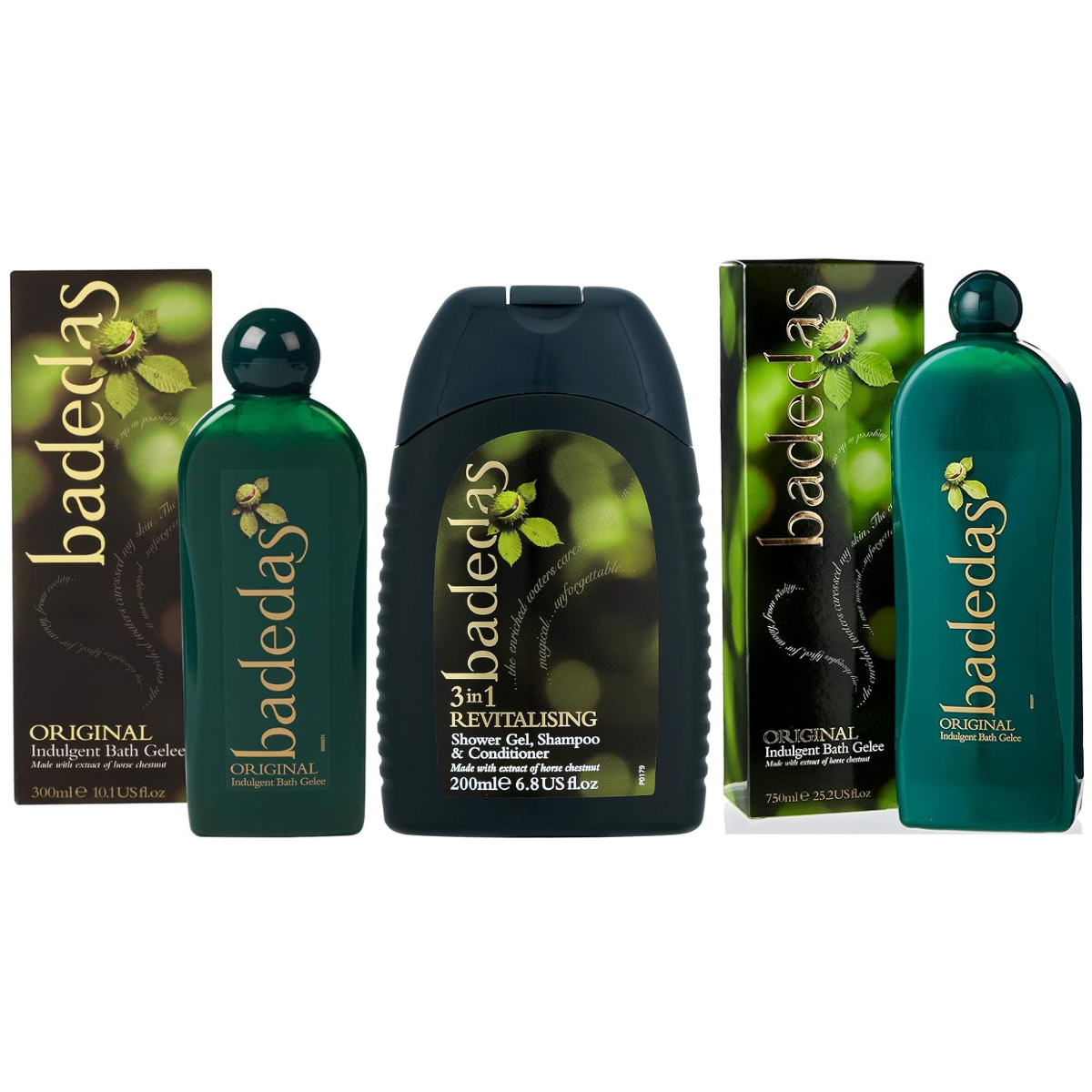 Badedas Essence Shower Gel/Shampoo and Conditioner - Choose Your Type ...