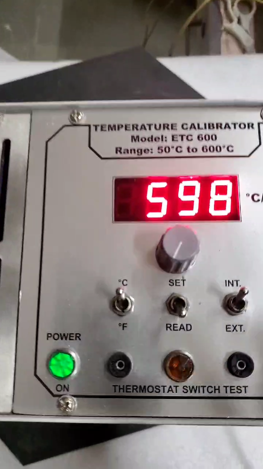 NAGMAN ETC-600 TEMPERATURE CALIBRATOR RANGE 50*C TO 600*C 220V AC/50Hz ...