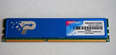 Patriot 2GB RAM DDR3 10666 PC3 PSD32G13332H Desktop Memory | eBay