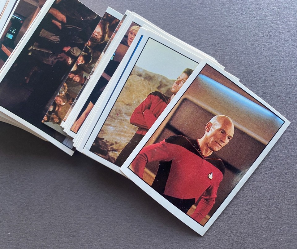 1987 Star Trek Next Generation Panini Sticker Set. Almost complete #48 ...