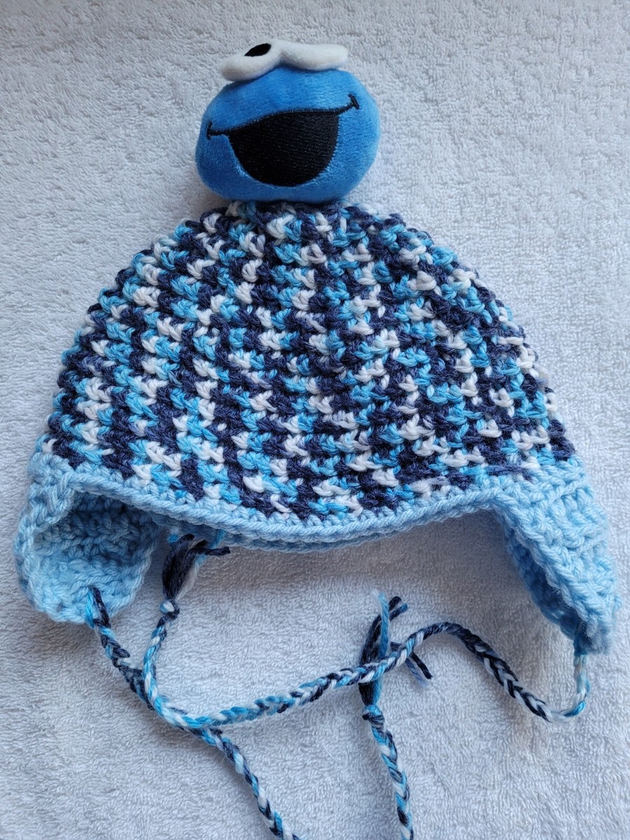 Crochet Cookie Monster Hat