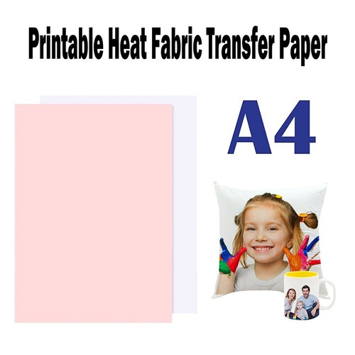 A4 Printable Heat Fabric Transfer Paper For DIY Cup And Cloth Easy ...