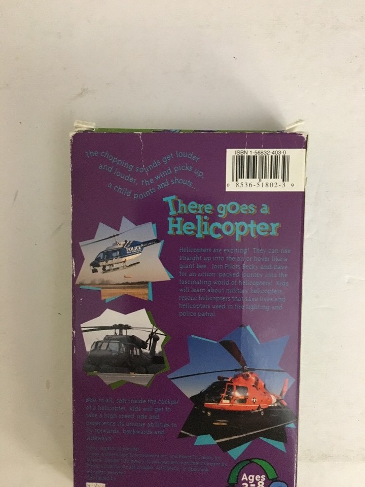 There Goes A Helicopter(VHS 1995)TESTED-RARE VINTAGE COLLECTIBLE-SHIPS ...