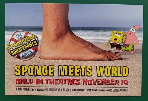 SpongeBob SquarePants Movie Original 2004 Rare Release Date Promo ...