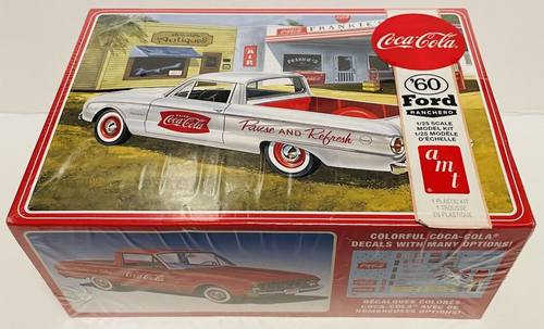 Coca Cola '60 Ford Ranchero AMT 1:25 Scale Plastic Model Kit New and ...