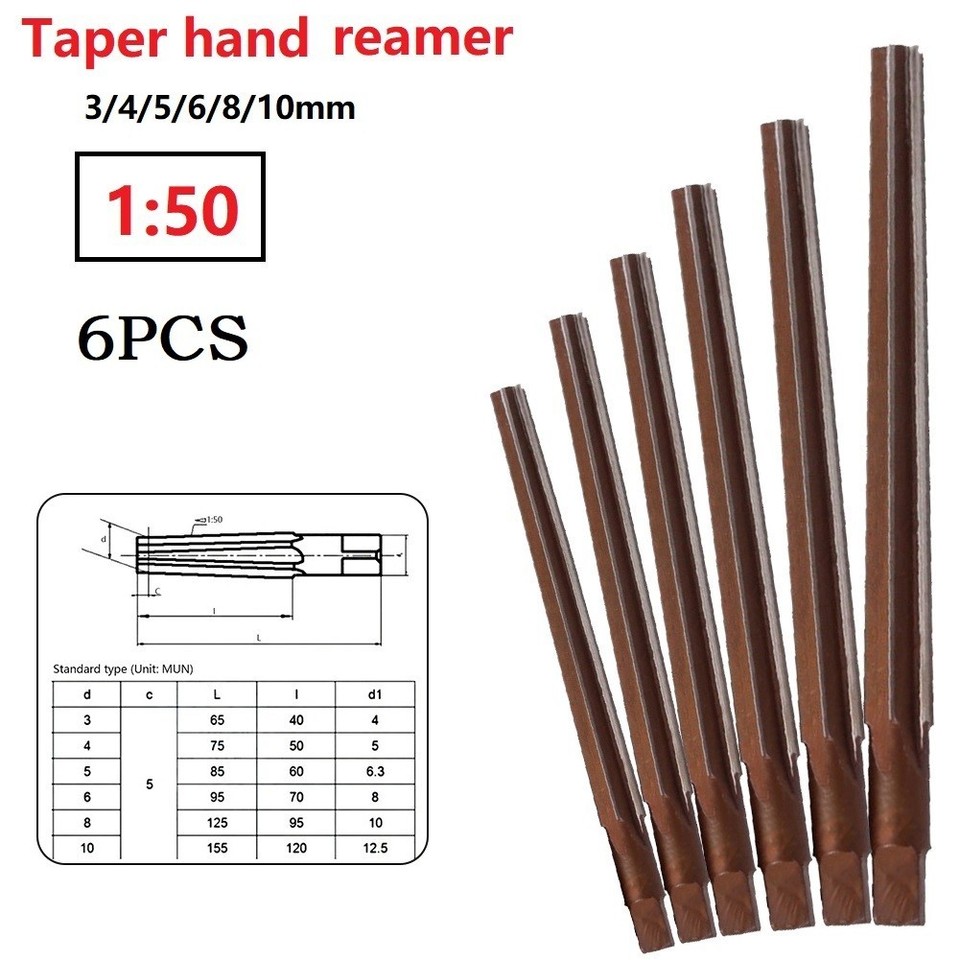 CNC Tools Taper Shank Machine Hand Reamer Taper Pin Hand Reamer 3/4/5/6 ...