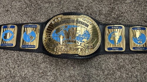 WWF Block Logo Ivan Intercontinental Championship Belt | eBay