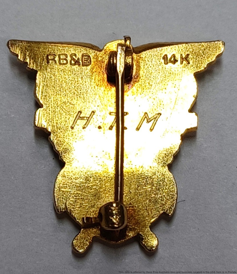 14k Gold US Navel Academy USNA 1945 Lapel Pin | eBay