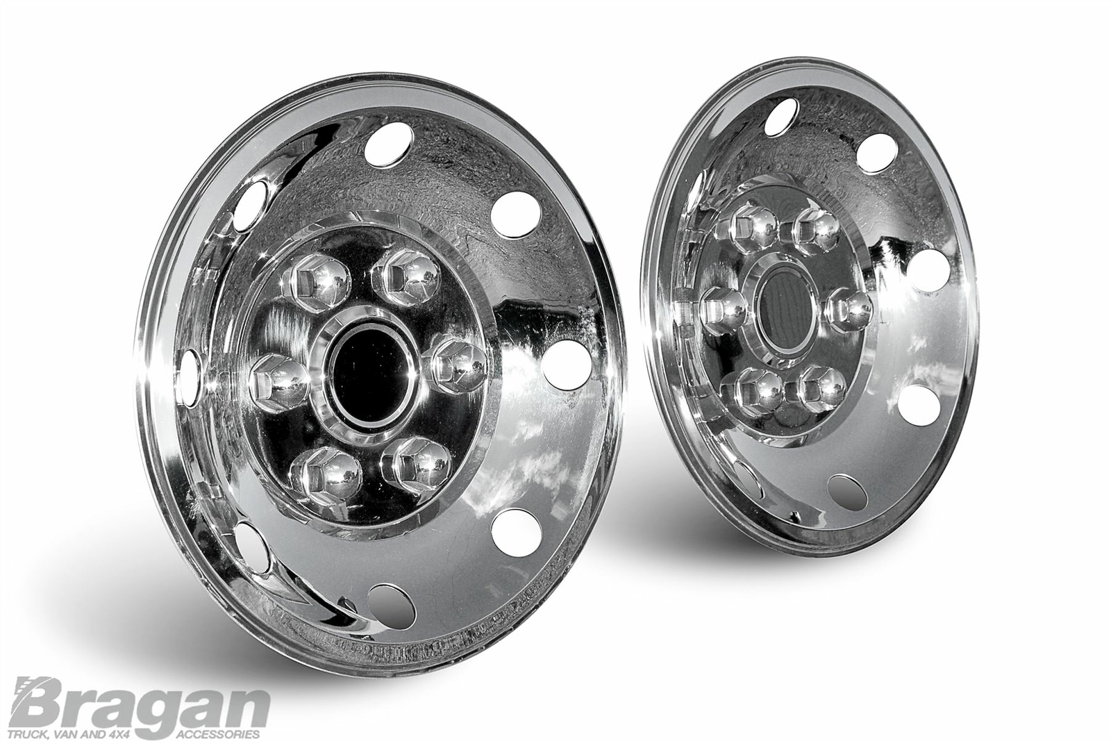 16" Rear Van Bus Minibus Campervan Motorhome Stainless Wheel Trim ...