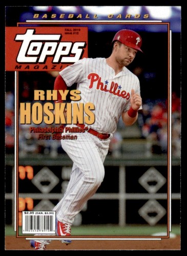 2019 TOPPS ARCHIVES MAGAZINE RHYS HOSKINS PHILADELPHIA PHILLIES #TM-15 ...