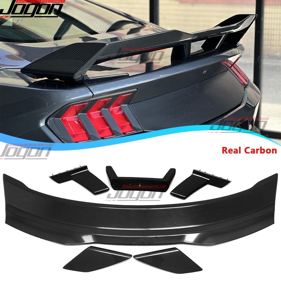 Real Carbon For Ford Mustang S650 Dark Horse 2024-25 Rear HP Spoiler ...