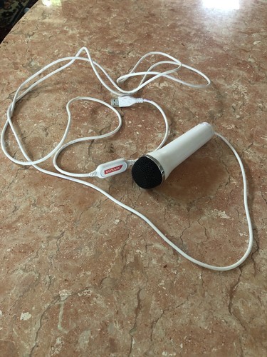 Konami Logitech E-UR20 USB White Microphone Wii Xbox | eBay