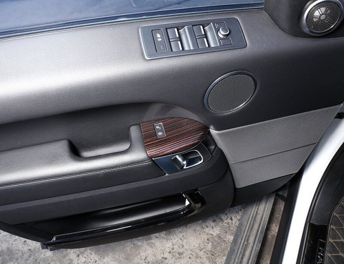 For Range Rover Sport Red Ash Wood Grain Child Safety Lock Frame Cover ...