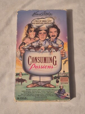 Consuming Passions (VHS 1989) Vanessa Redgrave Tyler Butterworth RARE ...