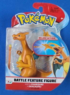 Pokemon 4" CHARIZARD BATTLE FEATURE FIGURE Deluxe Action - NEW 1995 ...