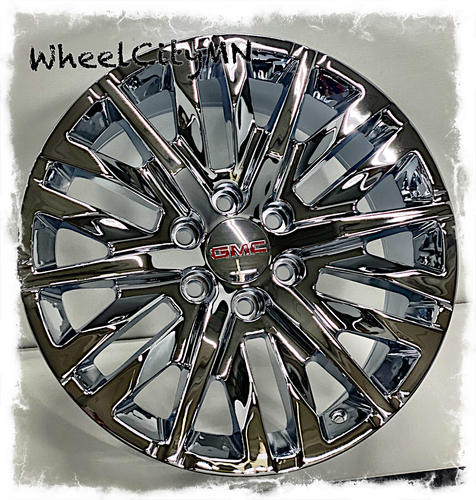 22" chrome OE replica 84437264 wheels fits 2022 GMC Sierra 1500 Denali ...