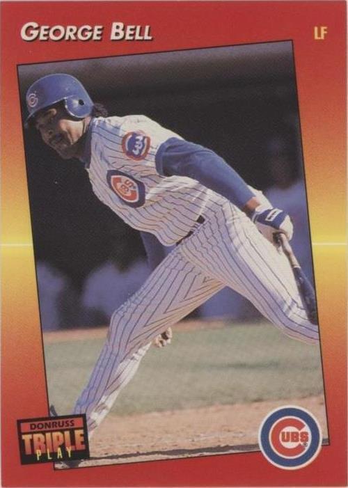 1992 Donruss Triple Play - George Bell #42 for sale | eBay