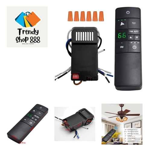 Universal Thermostatic Ceiling Fan Remote Control Kit Replacement for ...