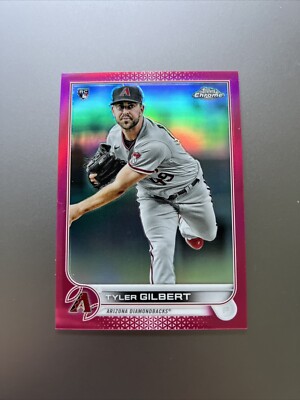 #65 Tyler Gilbert Arizona Diamondbacks 2022 Topps Chrome Magenta ...
