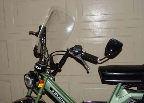 MOPED WINDSHIELD/WINDSCREEN PUCH/GARELLI/TOMOS/INDIAN/MOTOBECANE ...