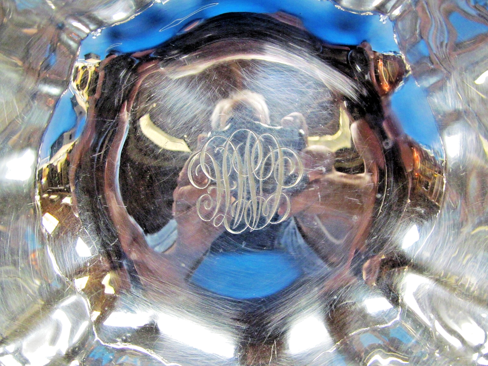 Engraved By Birmingham Sterling Silver Octagon Engraved Bowl c.1926 ...