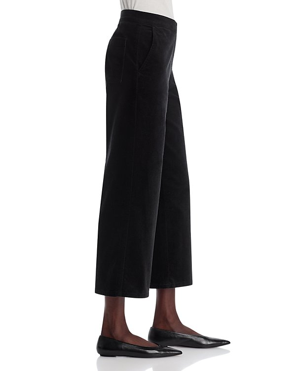 Eileen Fisher Velveteen Wide Leg Ankle Pants MSRP $188 | eBay
