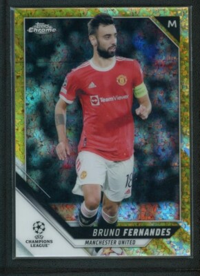 2022 BRUNO FERNANDES 43/50 TOPPS CHROME UEFA CHAMPIONS LEAGUE MINI ...