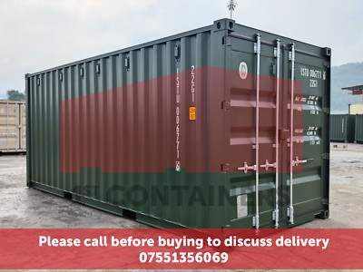 NEW One-Trip 20ft Shipping Container | Green | London | VOLUME ...