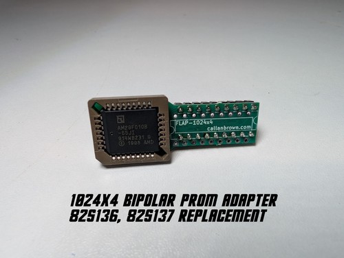 1024x4 BiPolar PROM Adapter with Flash memory 82S137 | eBay