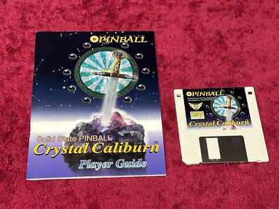 Crystal Caliburn Solid State Pinball Vintage Apple iOS Macintosh 3.5 ...