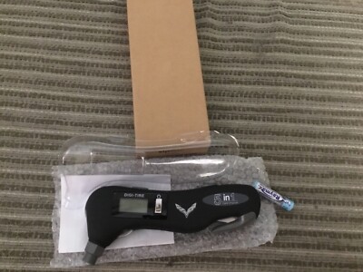 Digi-tire Corvette Digital Tire Pressure Gauge 5 in 1 LED New Licensed ...