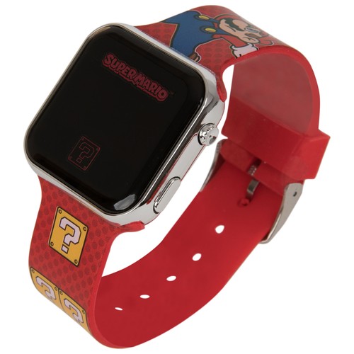 Super Mario Bros. ? Block LED Wrist Watch Red | eBay