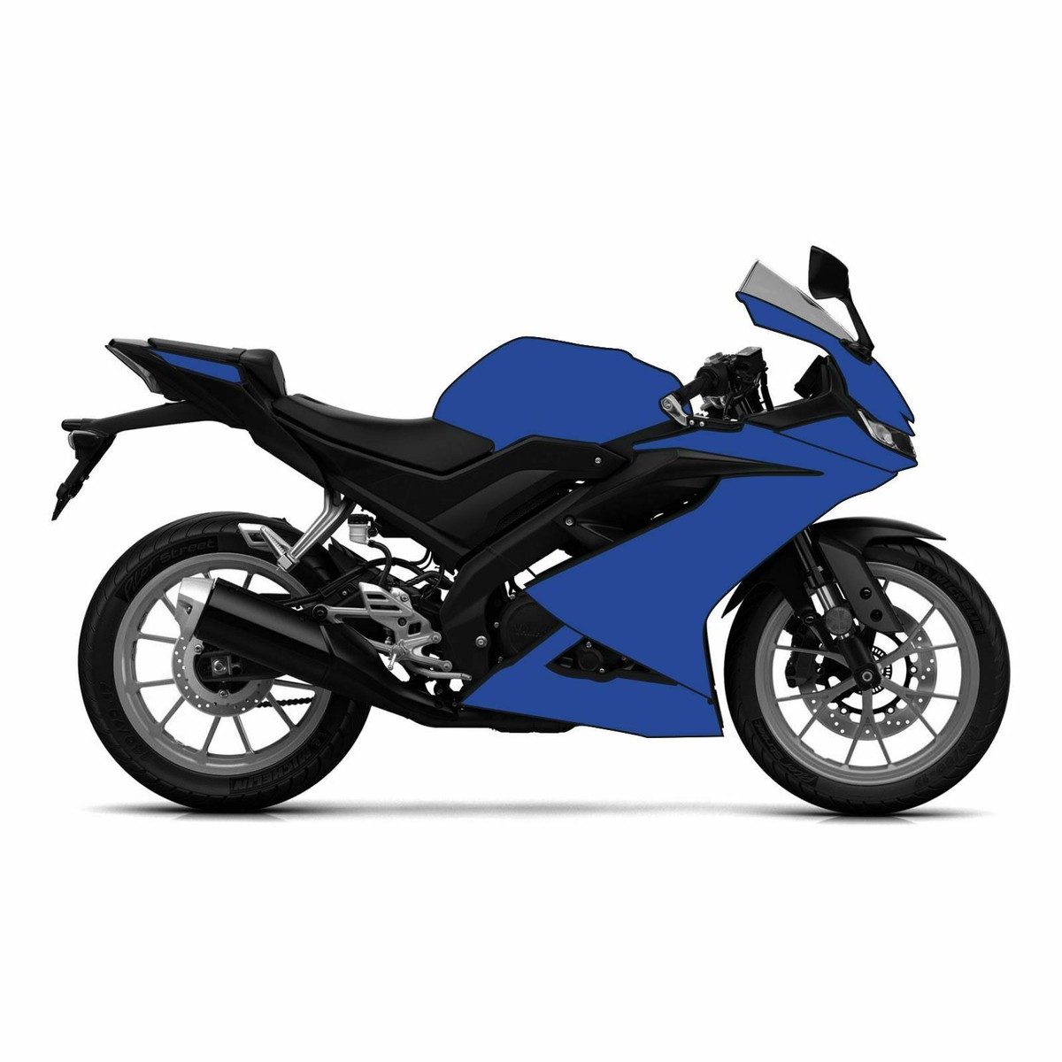 Yamaha R125 Blue TT R125 | Enduro Competition Motorrad | 125ccm | 2024