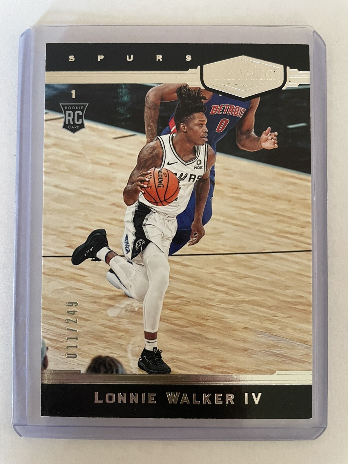 2018-19 Panini Chronicles Lonnie Walker IV 225/249 Rookie Plates ...