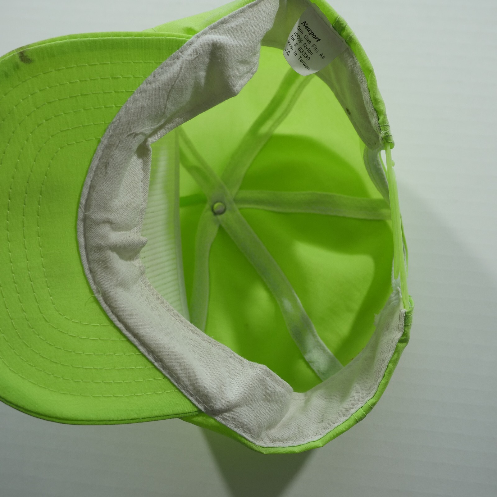 Newport Hat Green Neon Embroidered Snapback Baseball … - Gem