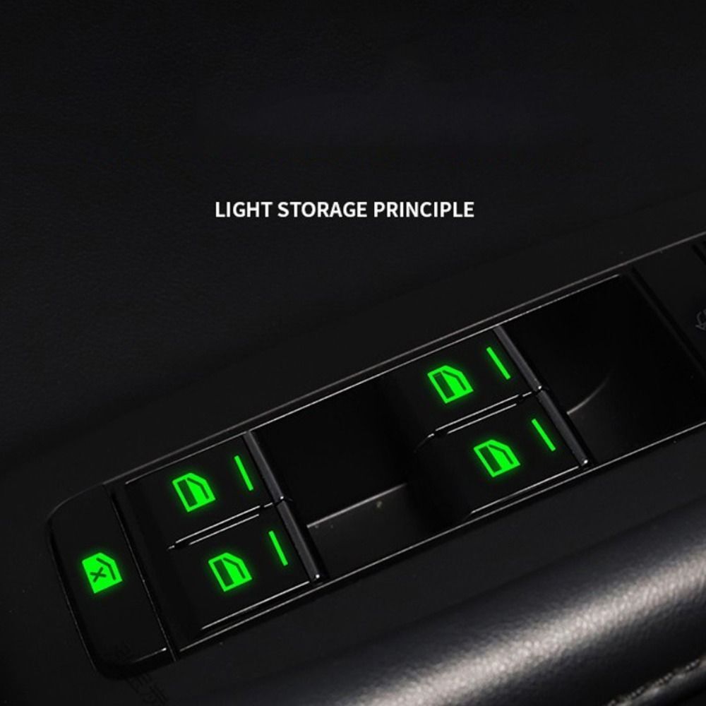 Cars Interior Stickers Car Window Button Sticker Lifter Switch Sticker ...