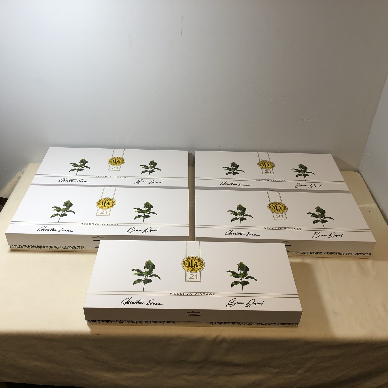 Lot of 5 Empty LCA Cardboard Cigar Boxes 15x7.25x2.5 #13 | eBay