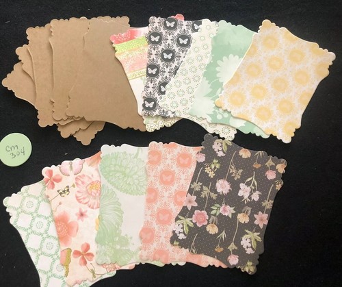 Shabby chic Flower Chipboard Mini Book Album DIY Kit Scrapbook Paper ...