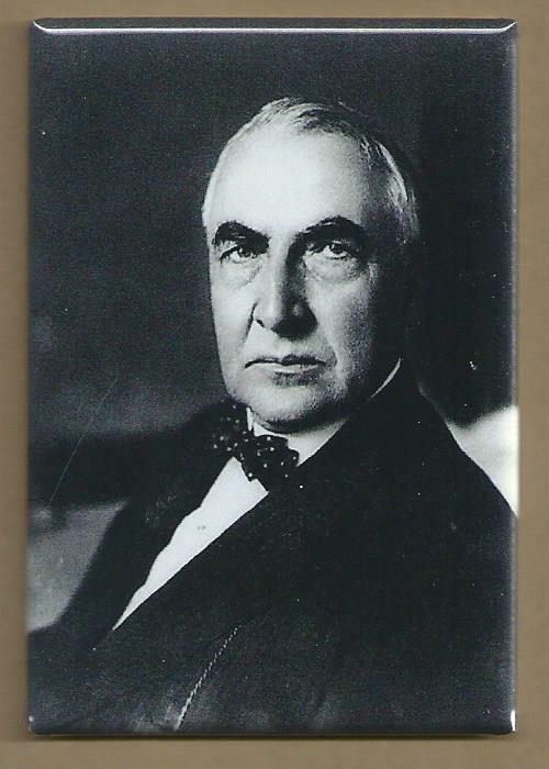 WARREN HARDING *MAGNET* OFFICIAL PRESIDENTIAL PHOTO PRESIDENT PORTRAIT ...