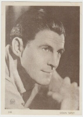 Colin Tapley 1930s Aguila Large Paper Stock Trading Card #248 Film Star ...