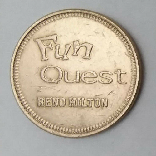 Fun Quest Reno Hilton Arcade Game Token 22mm | eBay