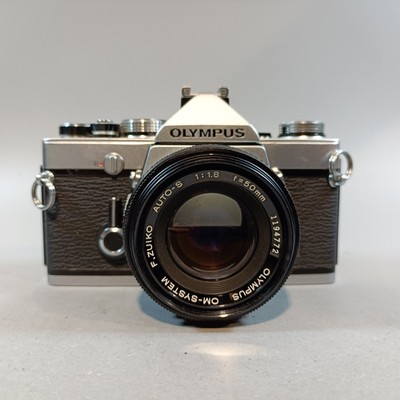 Olympus OM-1N 35mm SLR Film Camera & 50mm F1.8 Lens Olympus SLR Camera ...