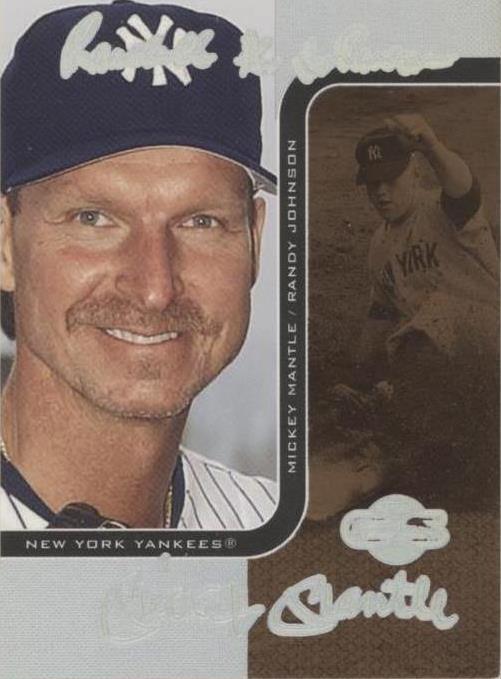 2006 Topps Co-Signers - Changing Faces Randy Johnson, Mickey Mantle #41 ...