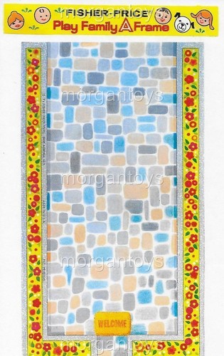 FISHER-PRICE LITTLE PEOPLE A-FRAME 990 REPLACEMENT STICKERS LITHOS ...