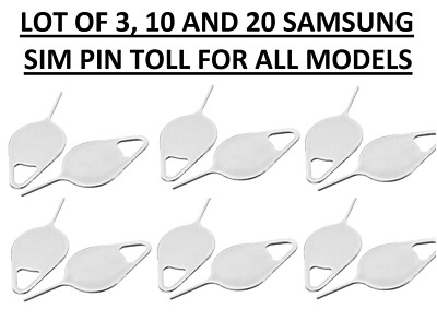 Samsung Galaxy S7/S8/S9/S10/S20 Ultra Sim Card Tray Eject Pin Opening ...