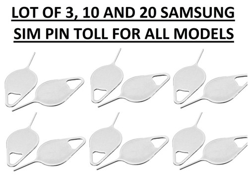 Samsung Galaxy S7/S8/S9/S10/S20 Ultra Sim Card Tray Eject Pin Opening ...