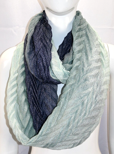 Target Multi Colored Infinity Scarf with Silver Thread Accent Size 23 ...