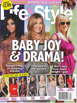 Life And Style Magazine Baby Joy Jennifer Aniston Kim Kardashian ...
