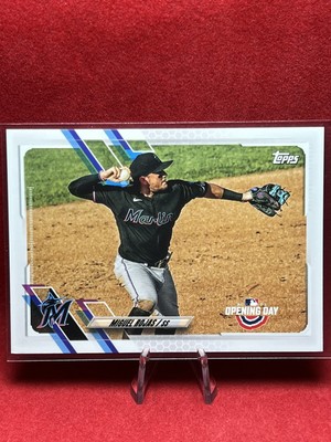 2021 Topps Opening Day **Miguel Rojas** Baseball Card #201 - Miami ...