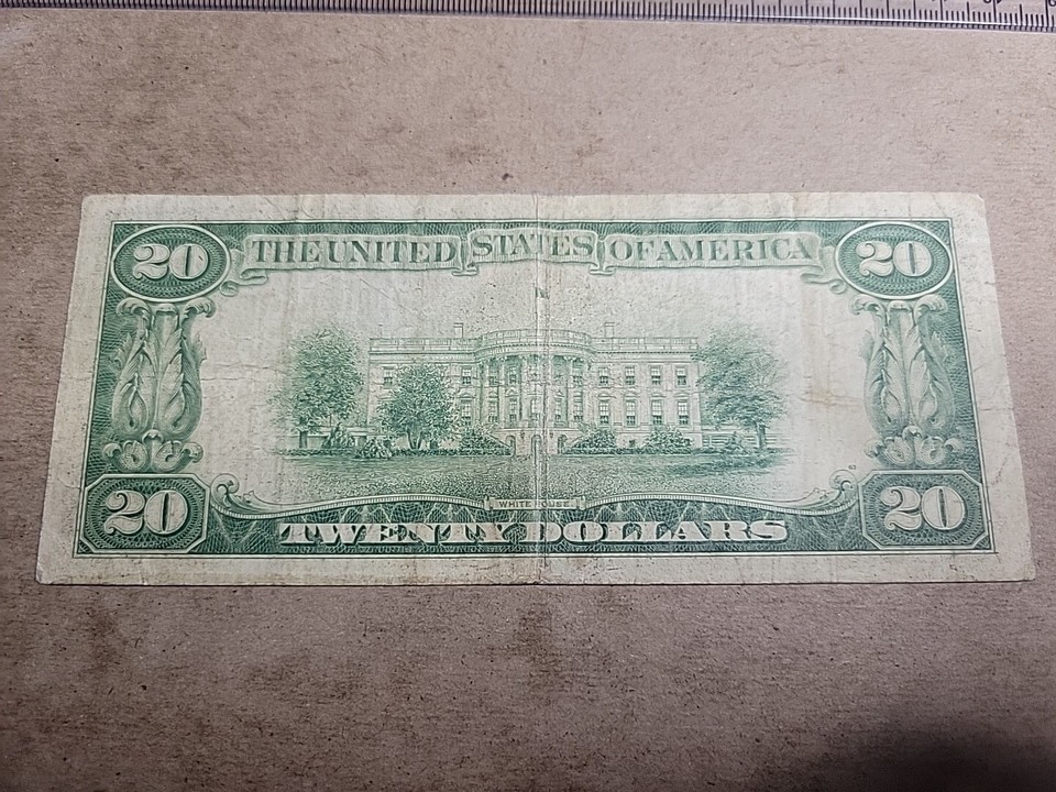🇺🇸 US 20 Dollars Federal Reserve 1928A 1928 Chicago FR-2051 FR-2051-G ...